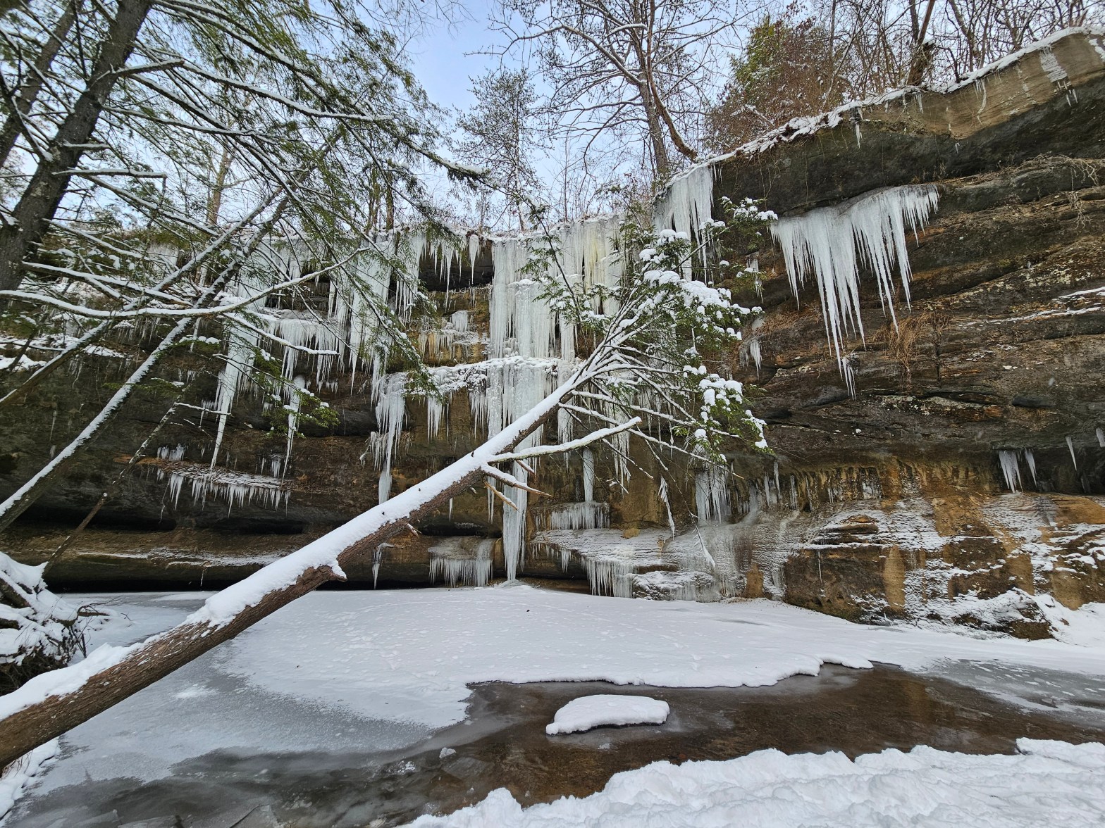 Awesome Ice Formations and Single Digit Temps at the Hocking Hills ...